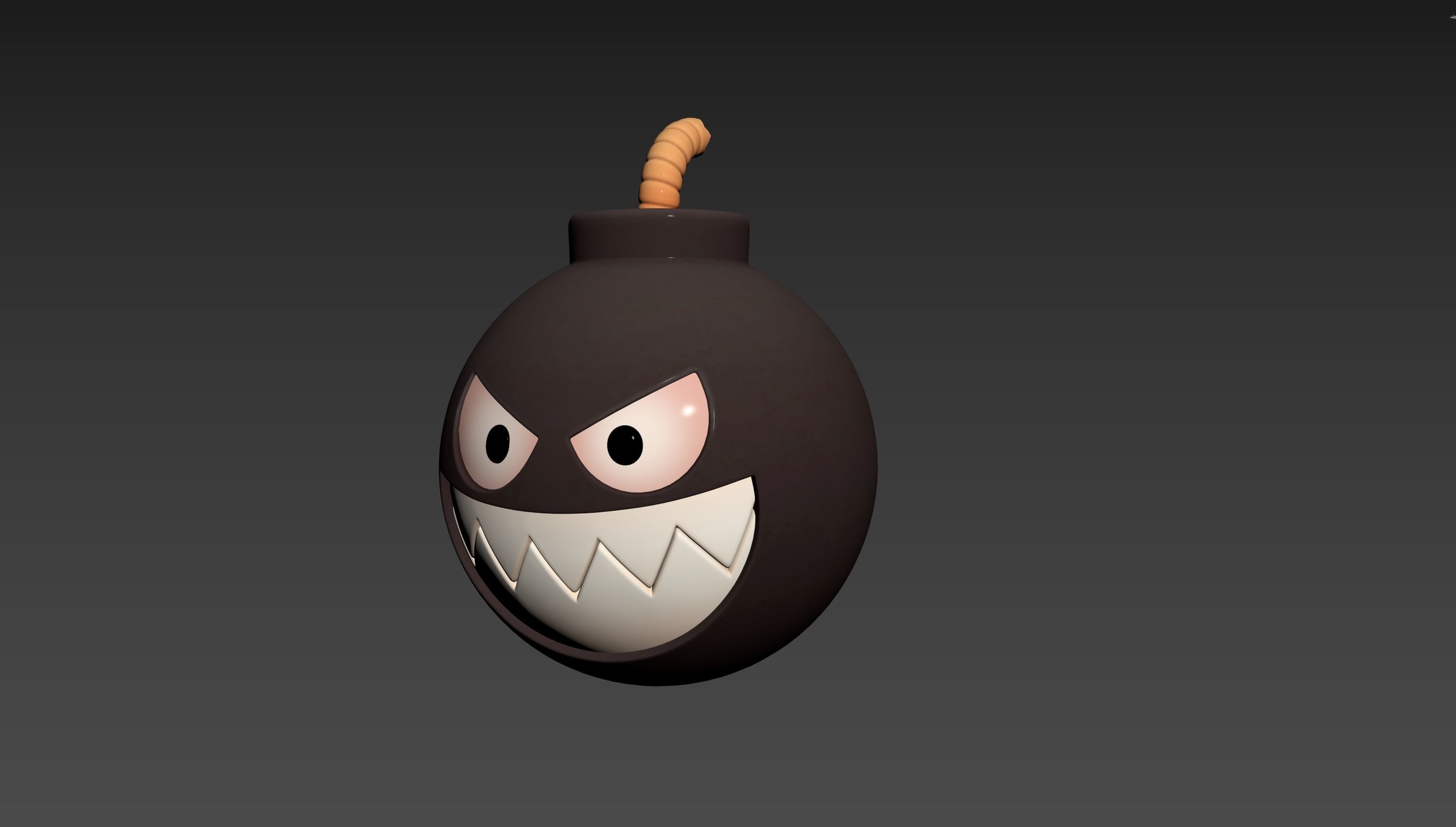 Character239 Bomb Monster 3D model | CGTrader