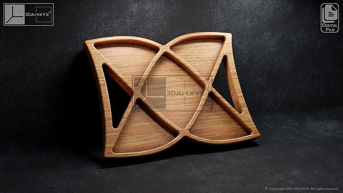 Serving Tray 2 - CNC Files for Wood 3D model | CGTrader