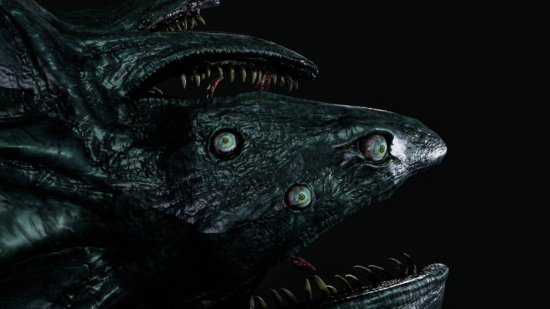 3D model Horror creature VR / AR / low-poly | CGTrader