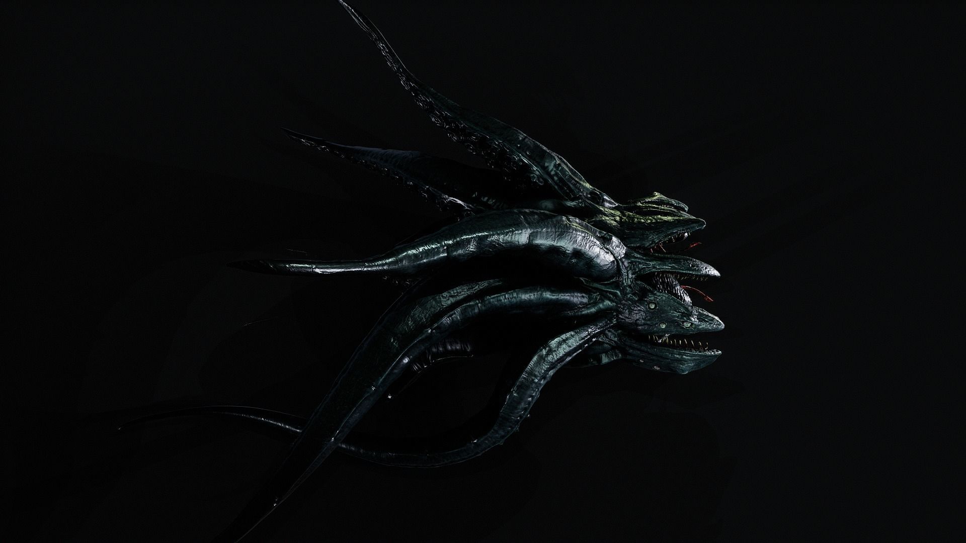 3D model Horror creature VR / AR / low-poly | CGTrader