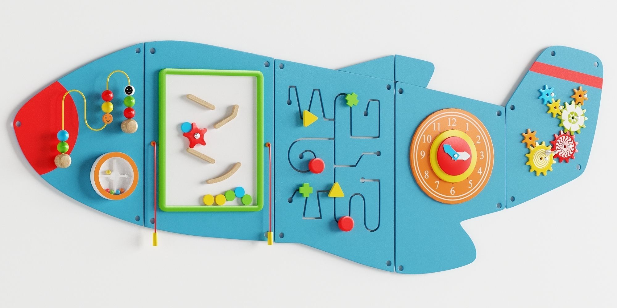 Children Wall Panel Toys Set 1 3D model | CGTrader