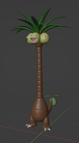 Exeggutor Alolan Form 3D model 3D printable | CGTrader
