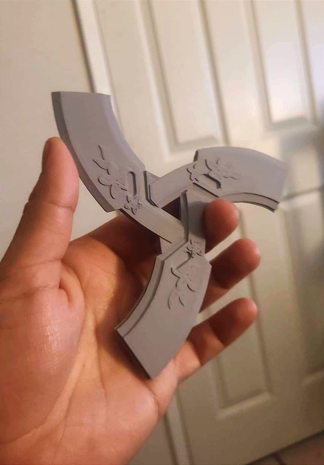 Genji Cyber Demon shuriken - Overwatch 2 - cosplay props 3D model 3D ...