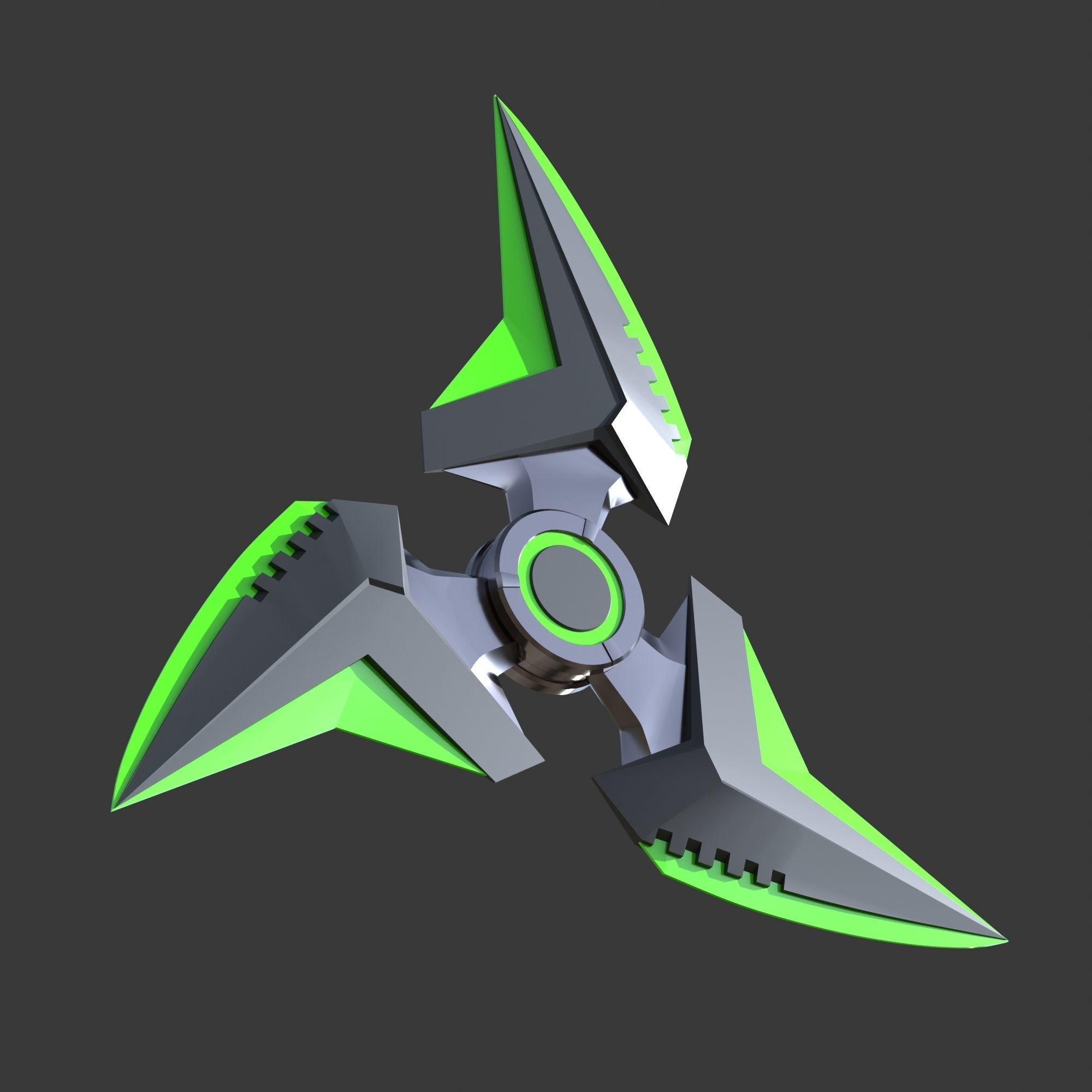 Overwatch 2 - Genji Shimada shuriken - cosplay props 3D model 3D ...