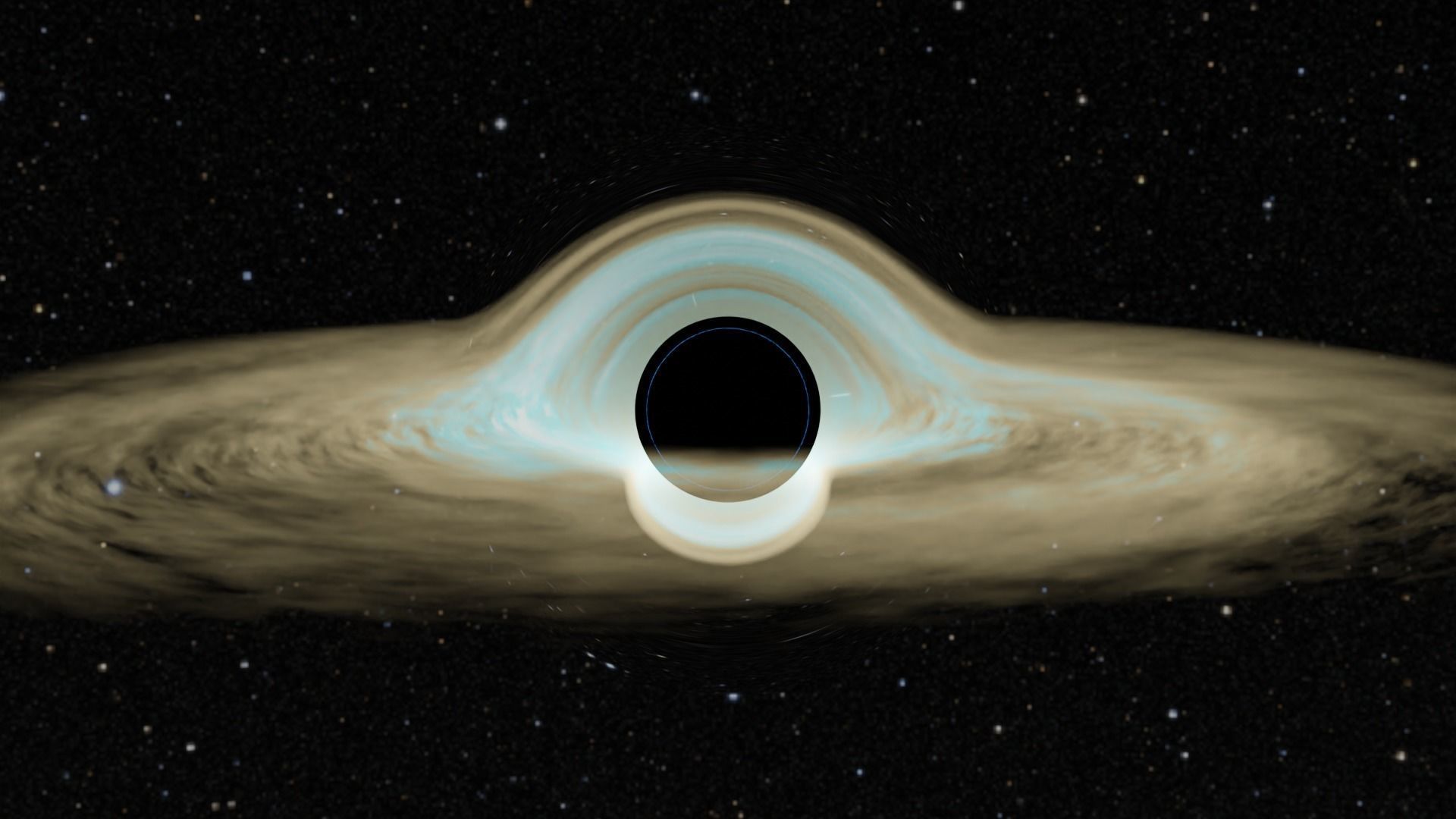 3D model 3D Black Hole Model Exploration of Space-Time Distortion VR ...