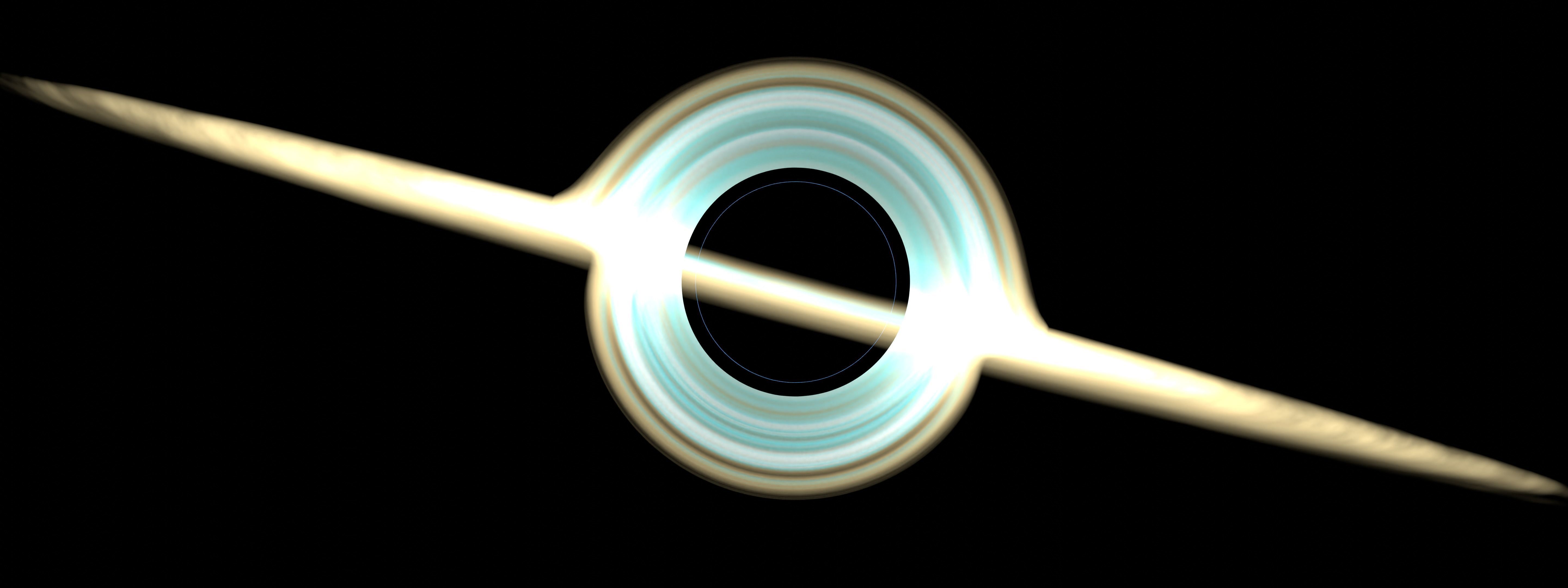 3D model 3D Black Hole Model Exploration of Space-Time Distortion VR ...