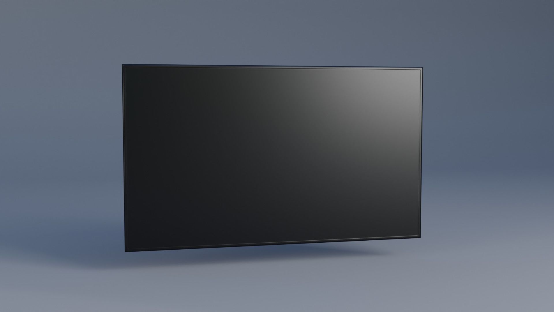 3D model Flat Screen Wall TV Low-poly VR / AR / low-poly | CGTrader