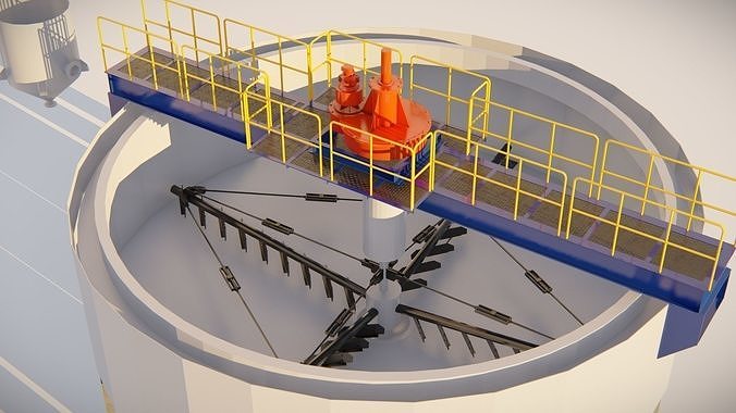 thickener 3D model | CGTrader