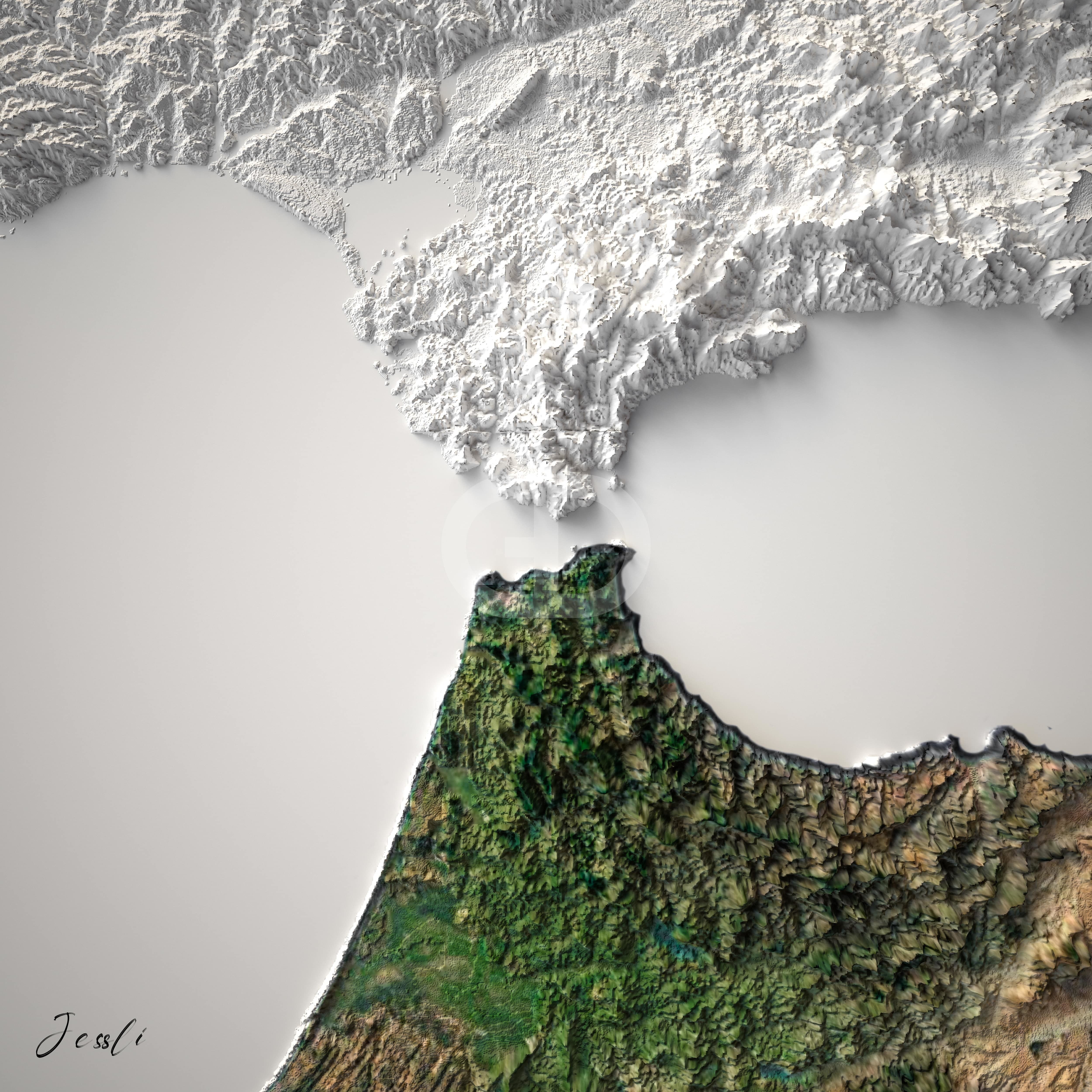 Map of Morocco 3D model | CGTrader