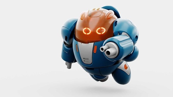 DRONE BOT HEXA RIGGED 3D model animated rigged | CGTrader