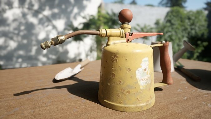 3D model Vintage Mysto No 6 Pneumatic Garden Sprayer VR / AR / low-poly ...