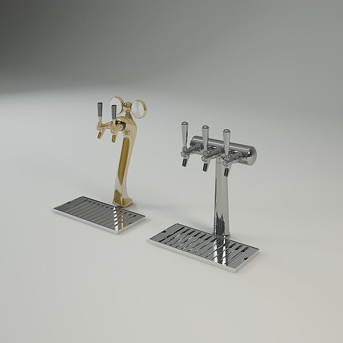 3D model modern beer tap VR / AR / low-poly | CGTrader