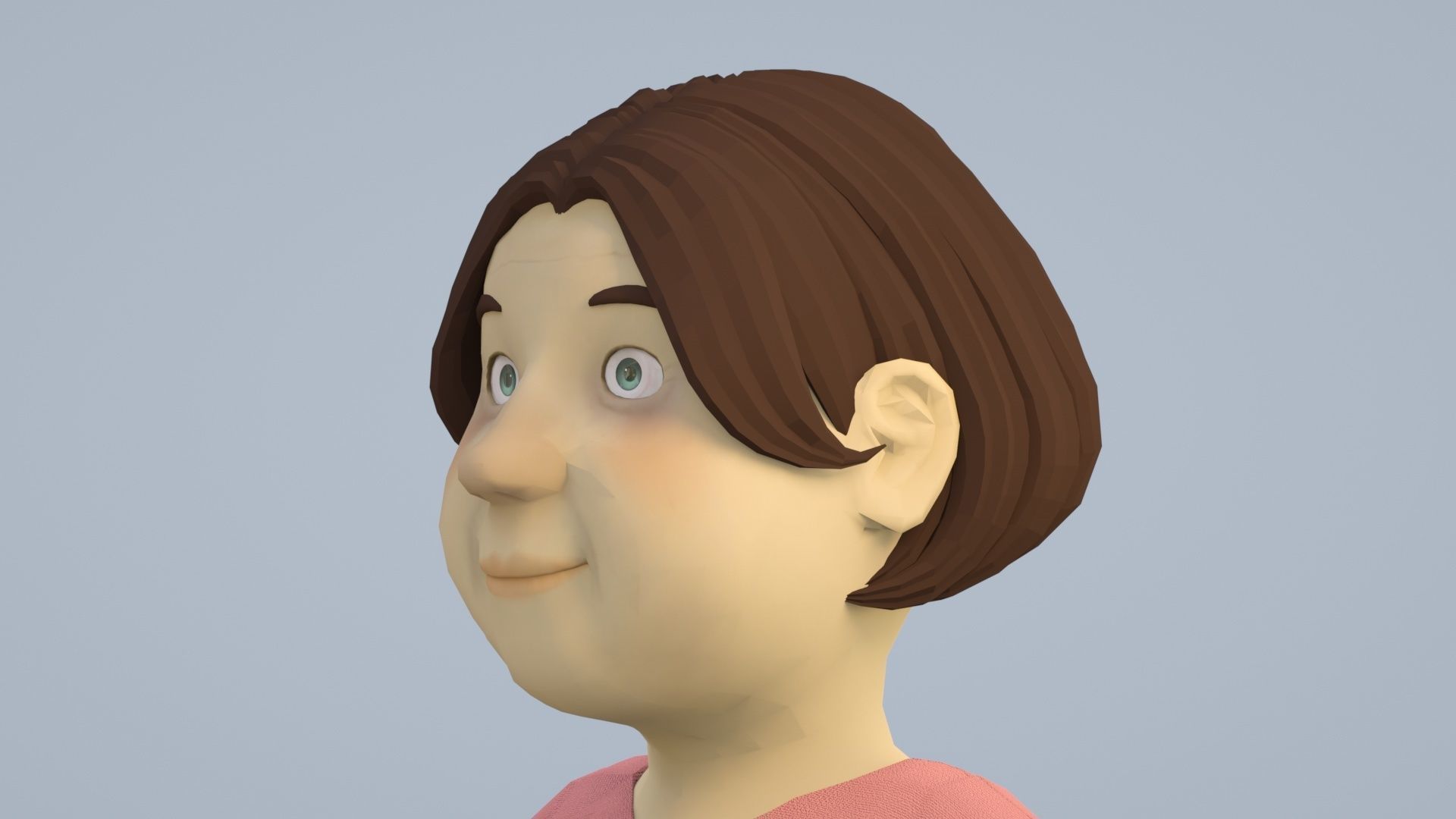 Cartoon Mom Aunt Sister Female 3D model | CGTrader