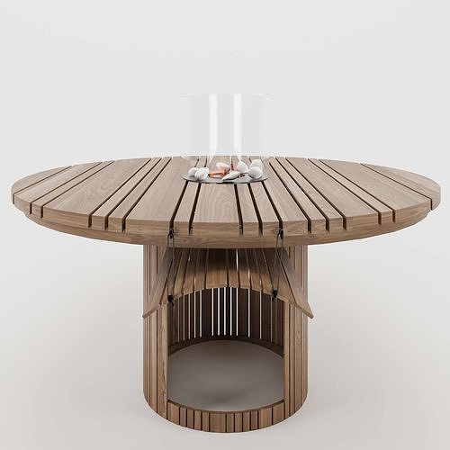 outdoor-dining-table 3D model | CGTrader