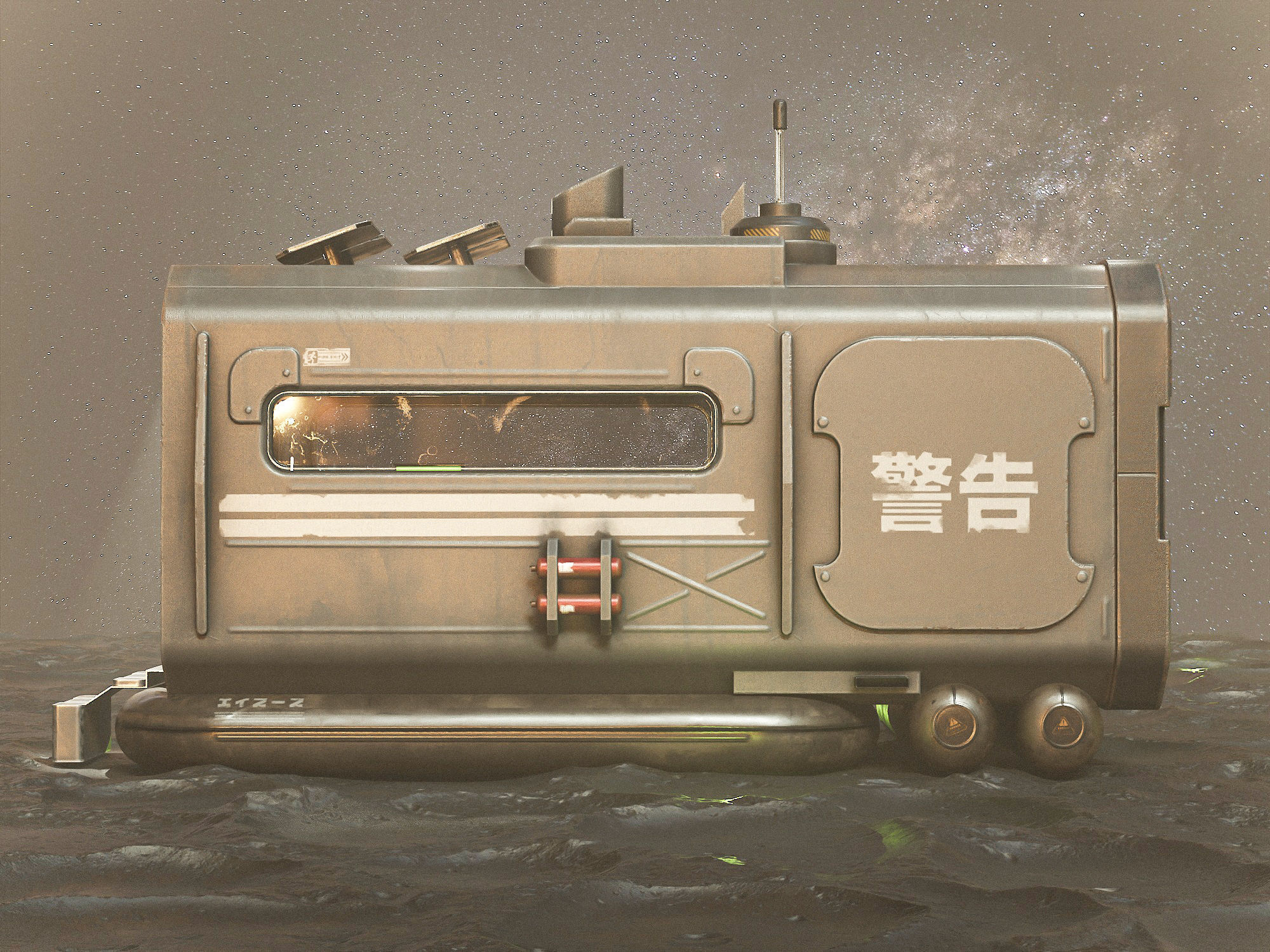 3D model Space Station EOne PBR VR / AR / low-poly | CGTrader