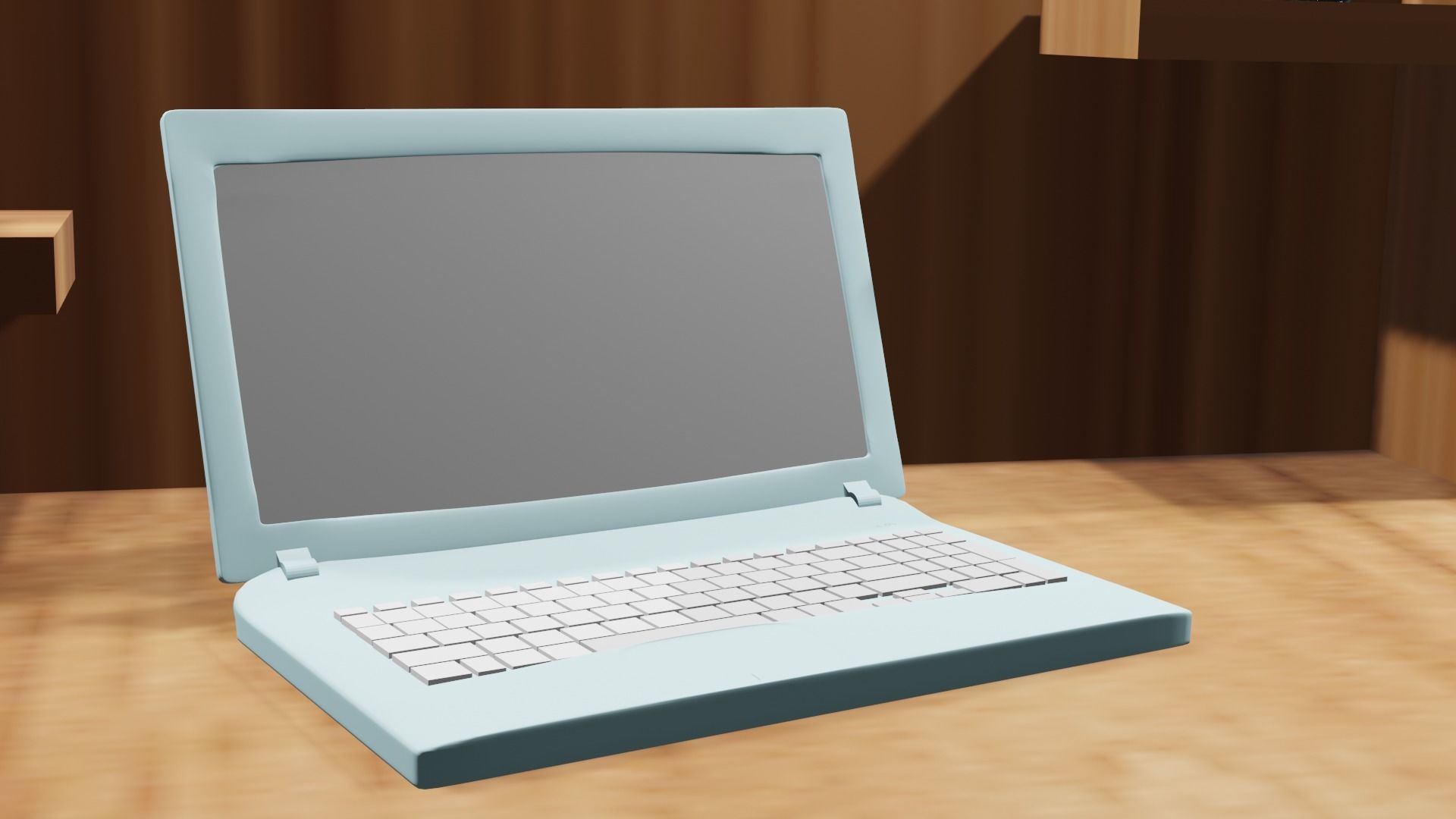 3D model Low poly Computer table model VR / AR / low-poly | CGTrader