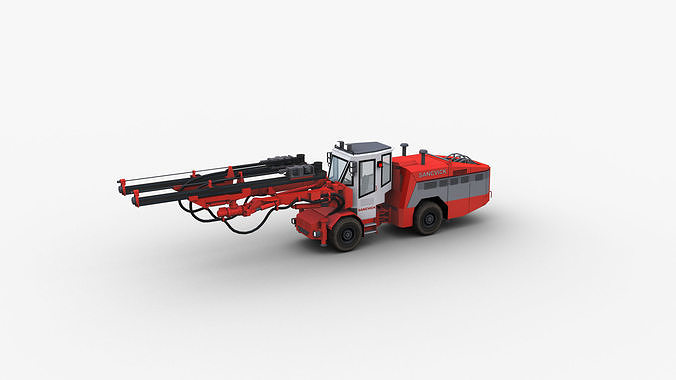 3D model Sandvik Drill Rig Underground VR / AR / low-poly | CGTrader