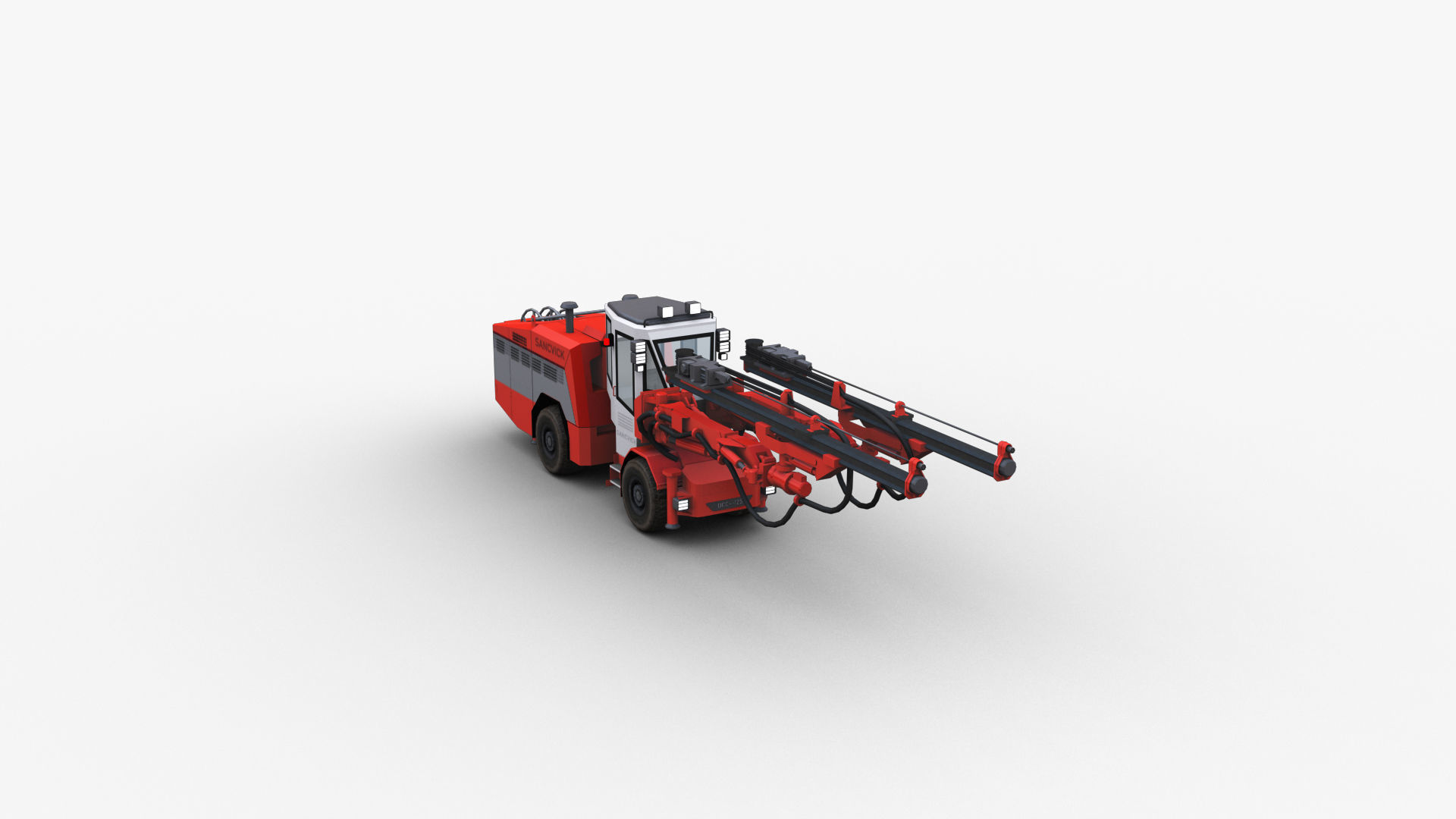 3D model Sandvik Drill Rig Underground VR / AR / low-poly | CGTrader
