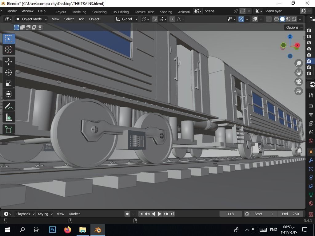 the authentic egyptian train in the alexandrian style free 3D model ...