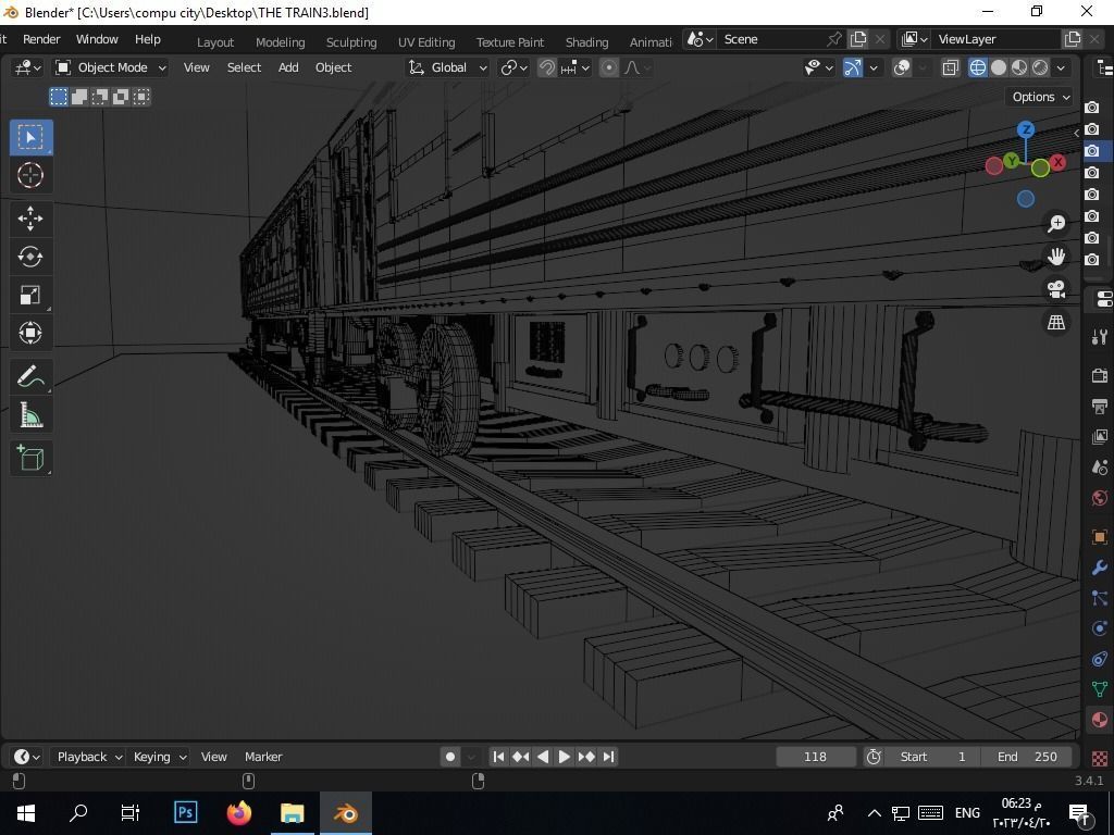 the authentic egyptian train in the alexandrian style free 3D model ...