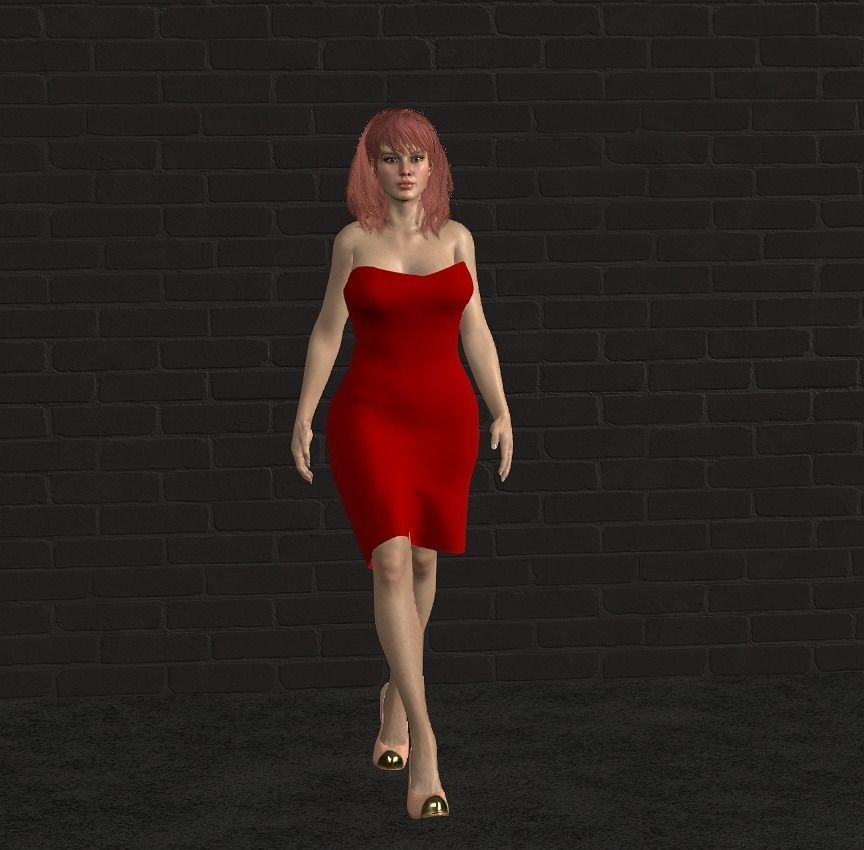 Female Character-Raha free 3D model rigged | CGTrader