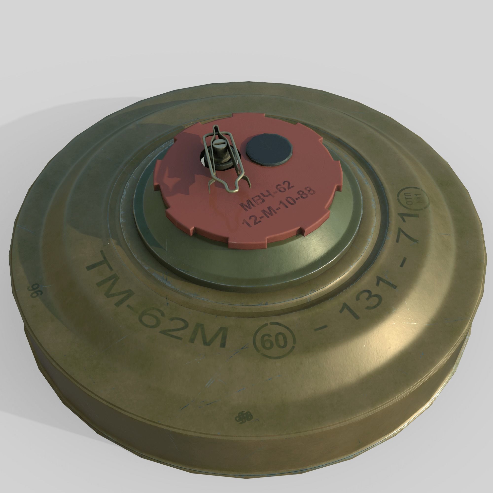 3D model Mine TM-62M VR / AR / low-poly | CGTrader