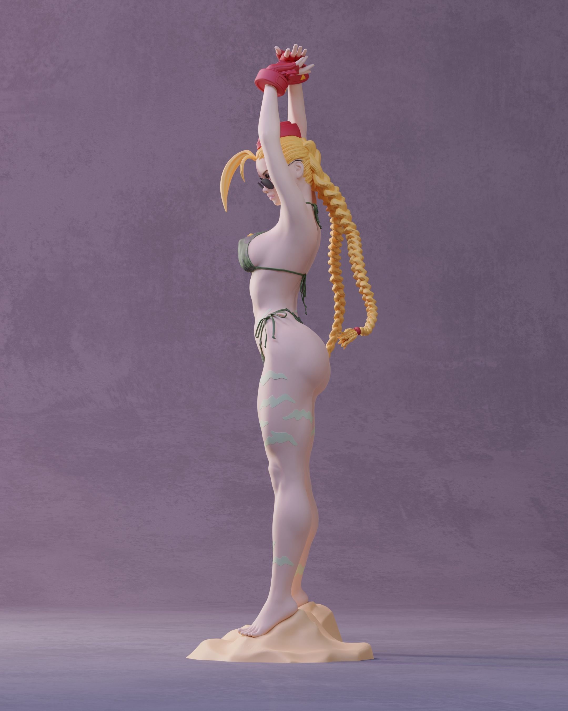 Cammy bikini 3D model 3D printable | CGTrader