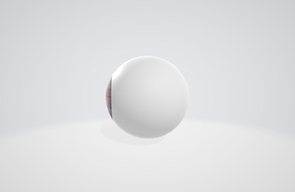 Purple Galaxy Eyeball free 3D model | CGTrader