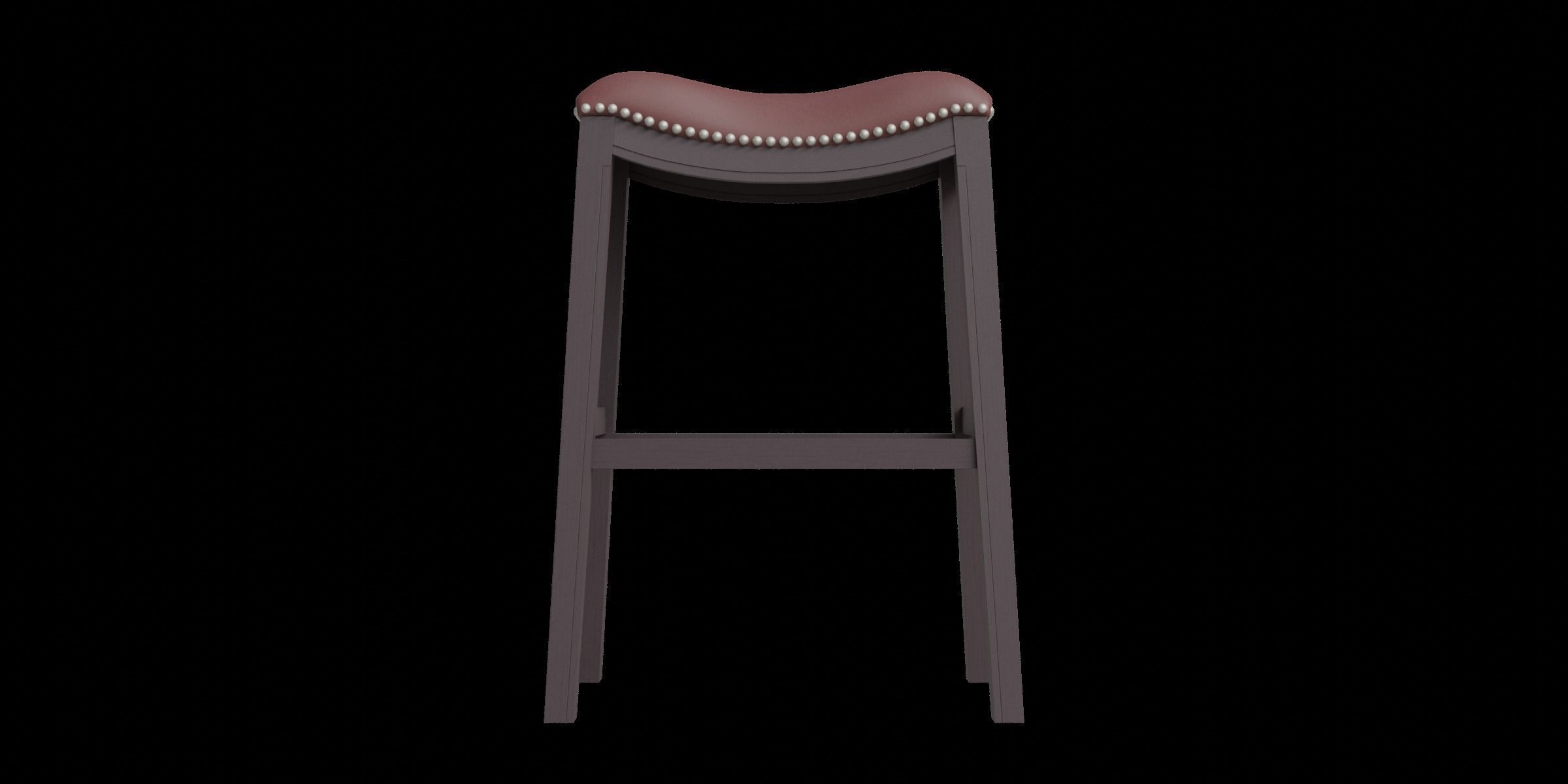 New Ridge Home Goods Julian Counter Stool 3D model | CGTrader