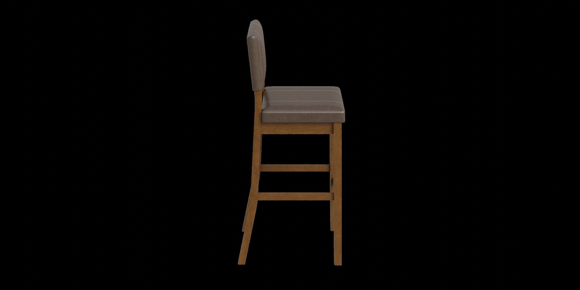 Butler Solid Wood Bar Counter Stool 3D model | CGTrader