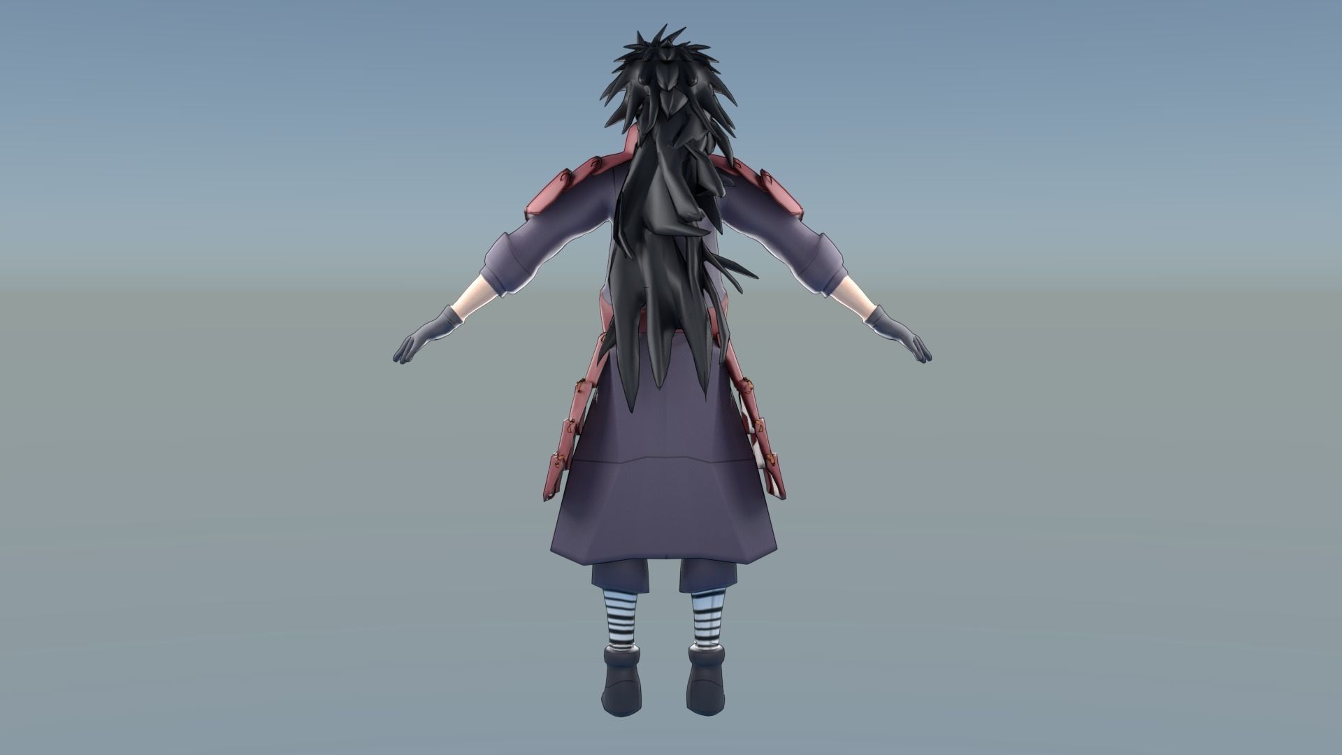 3D model Madara Uchiha Anime Manga Fantasy Character rigged Animated VR ...