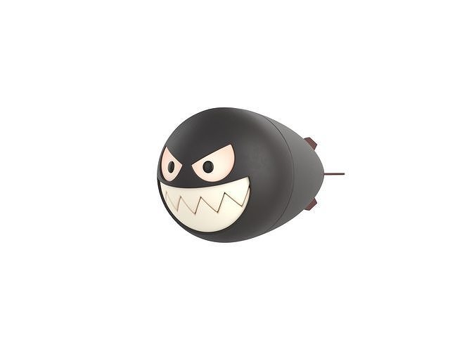 Character240 Cartoon Torpedo 3D model | CGTrader