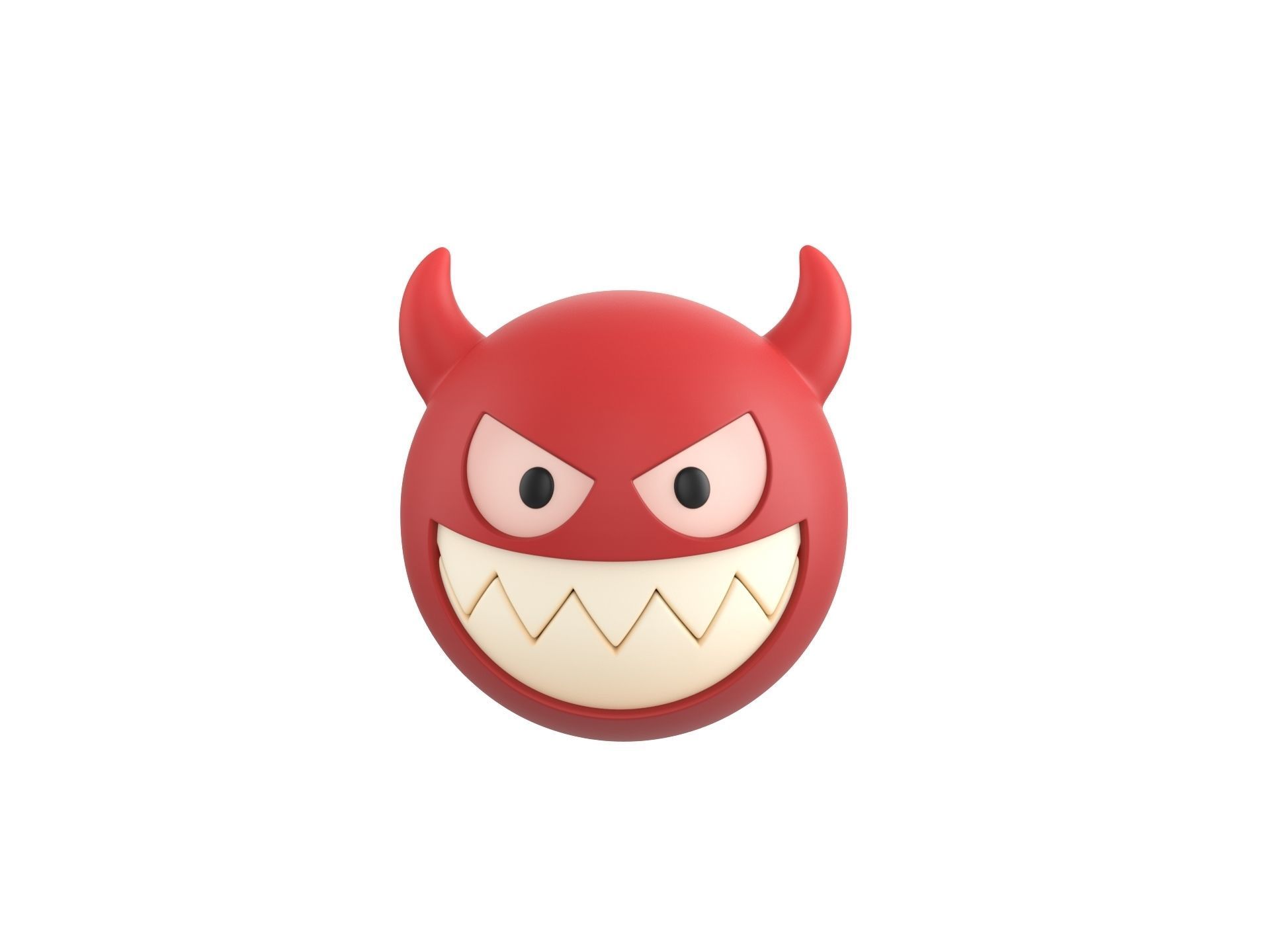 Character241 Devil Face 3D model | CGTrader