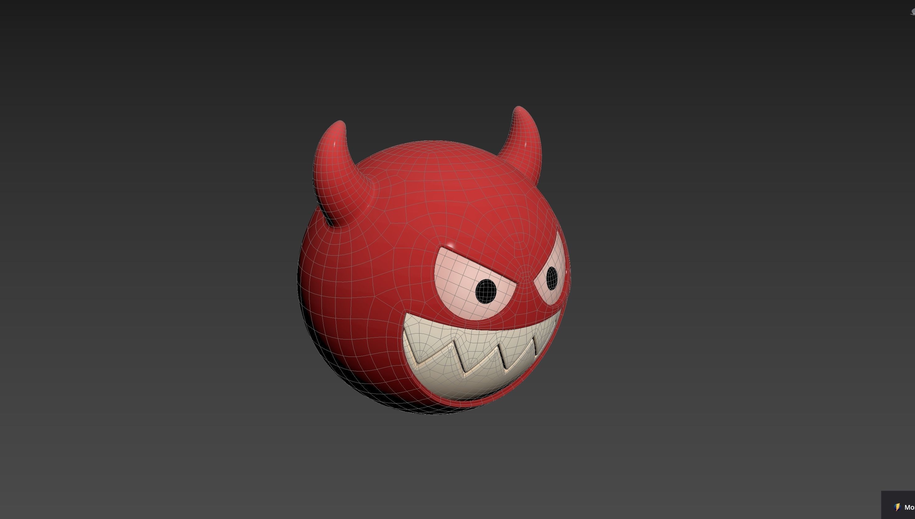 Character241 Devil Face 3D model | CGTrader