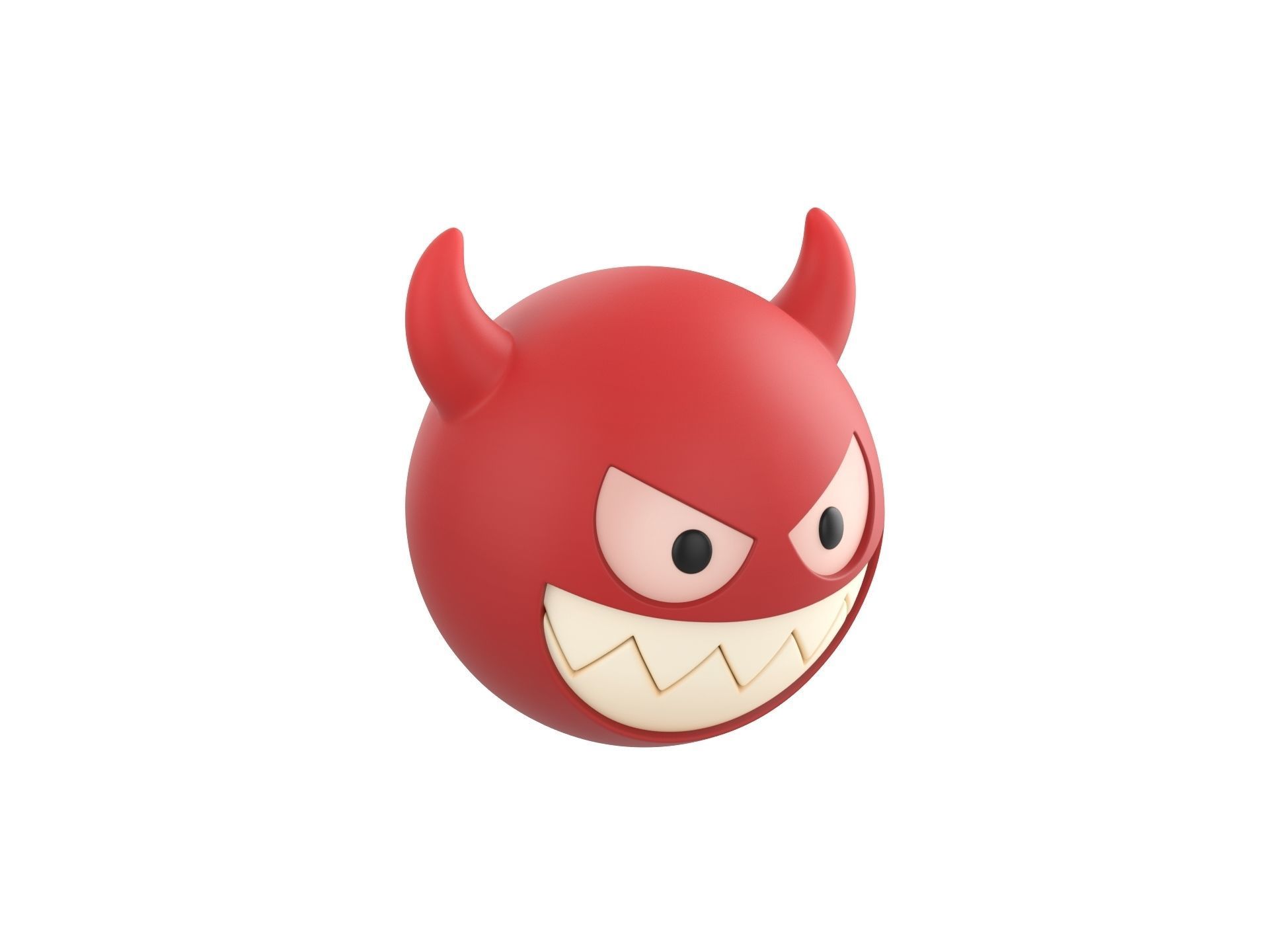 Character241 Devil Face 3D model | CGTrader
