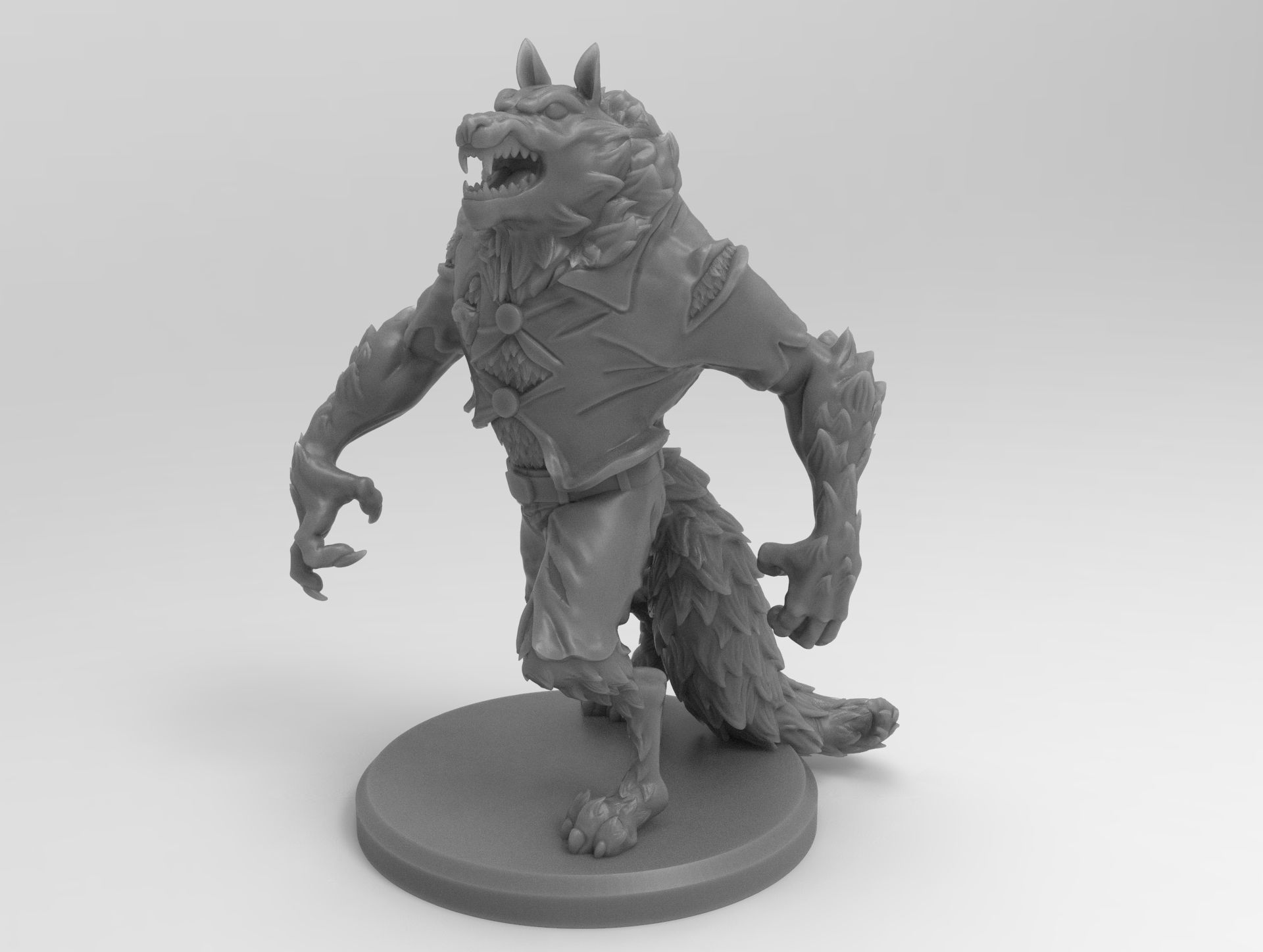 WEREWOLF DAD 3D model 3D printable | CGTrader