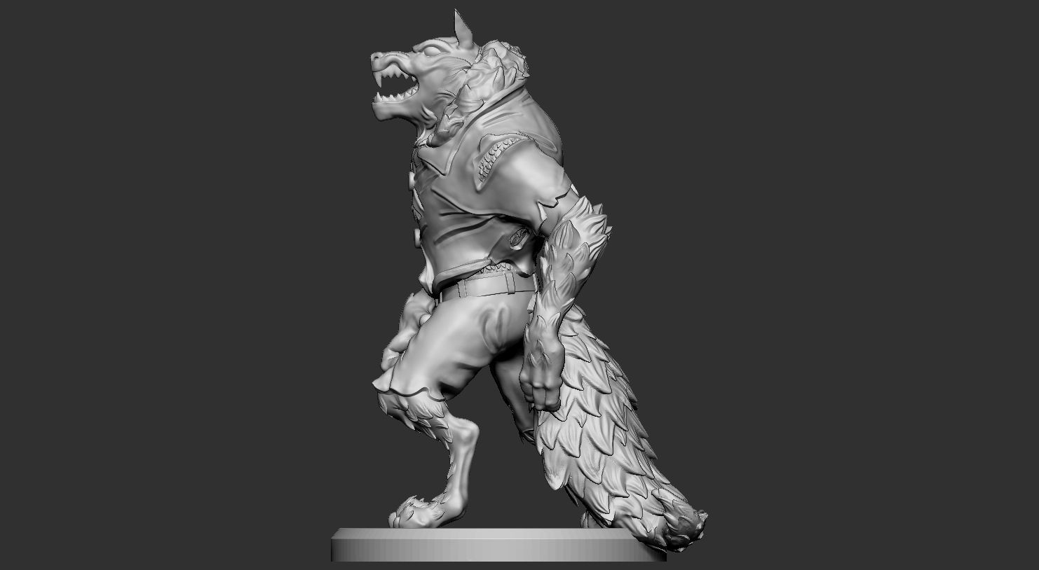 WEREWOLF DAD 3D model 3D printable | CGTrader