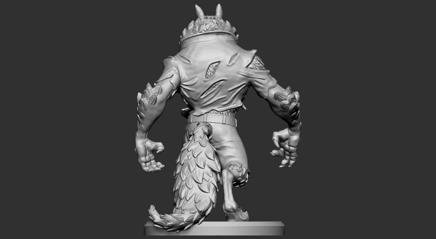 WEREWOLF DAD 3D model 3D printable | CGTrader