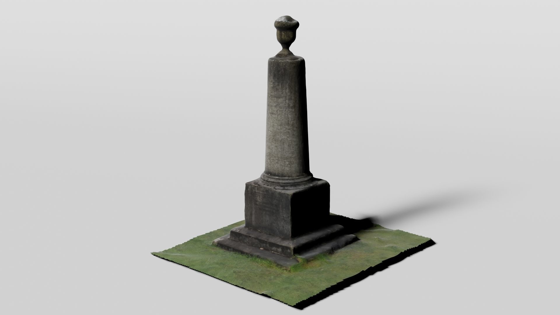 Historical headstone memorial 3D model | CGTrader