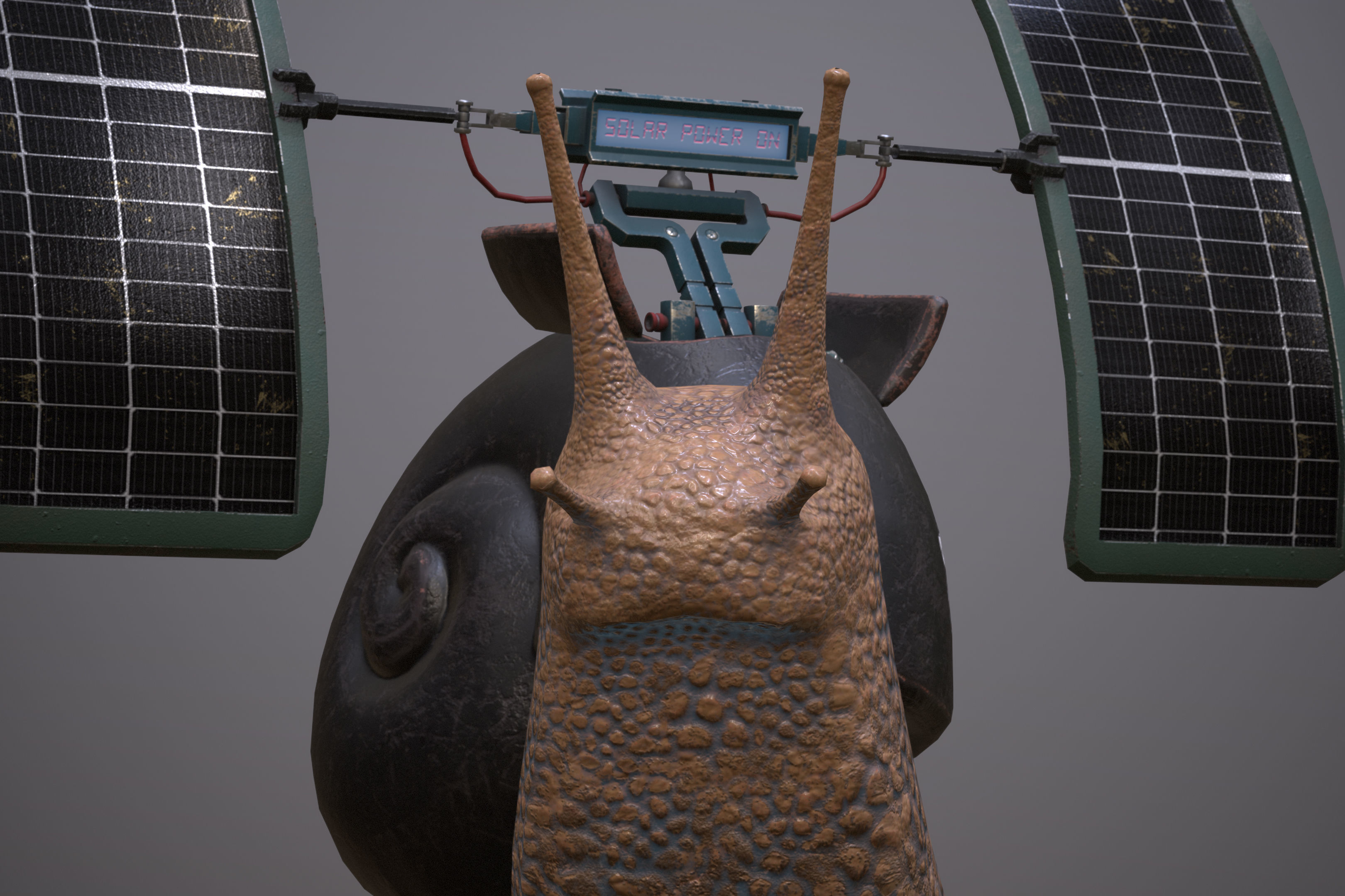 3D model Solar Snail VR / AR / low-poly | CGTrader