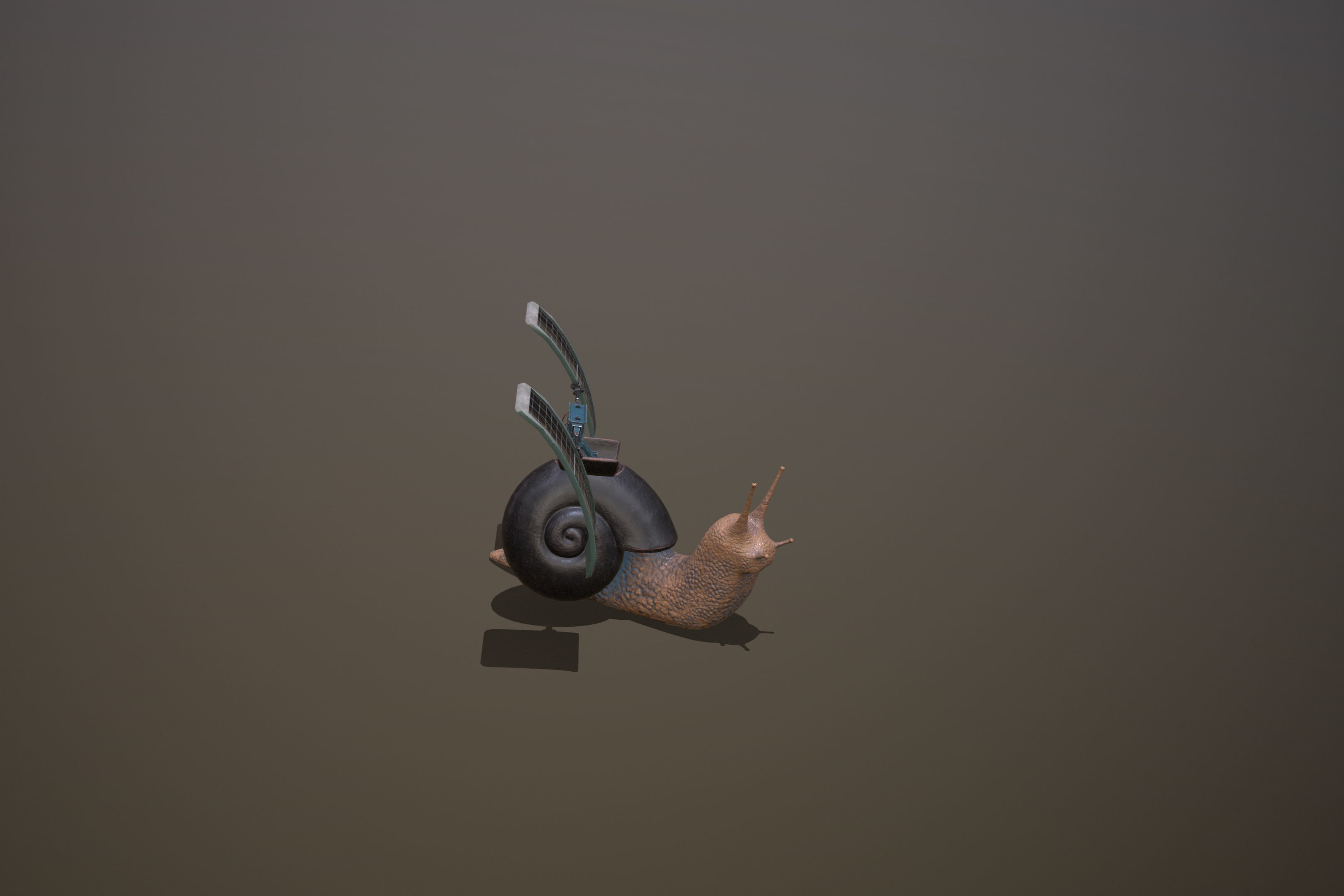 3D model Solar Snail VR / AR / low-poly | CGTrader