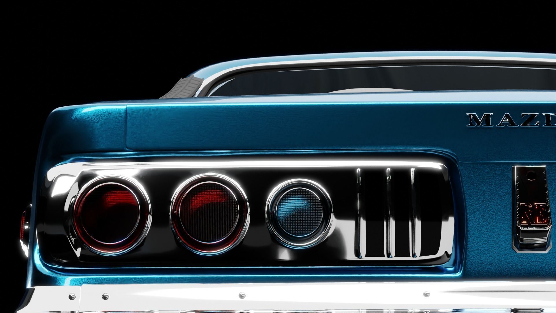 Mazda Rx3 Car Model 3D model | CGTrader