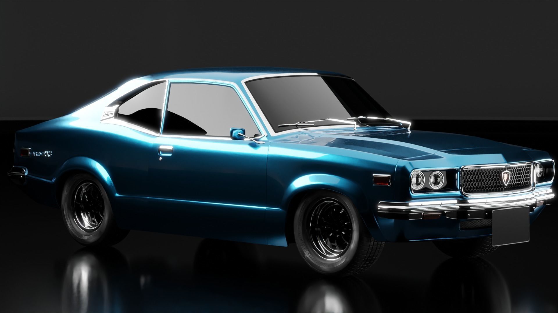 Mazda Rx3 Car Model 3D model | CGTrader