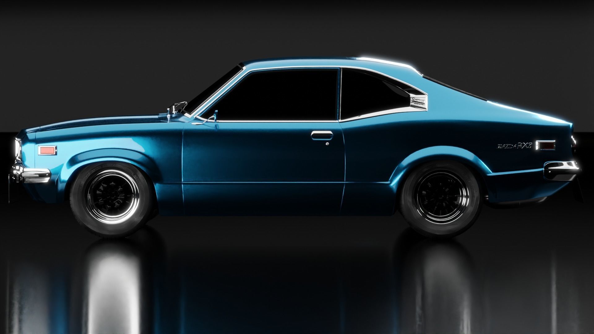 Mazda Rx3 Car Model 3D model | CGTrader
