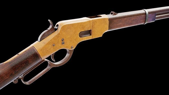 3D model Winchester 1866 VR / AR / low-poly | CGTrader