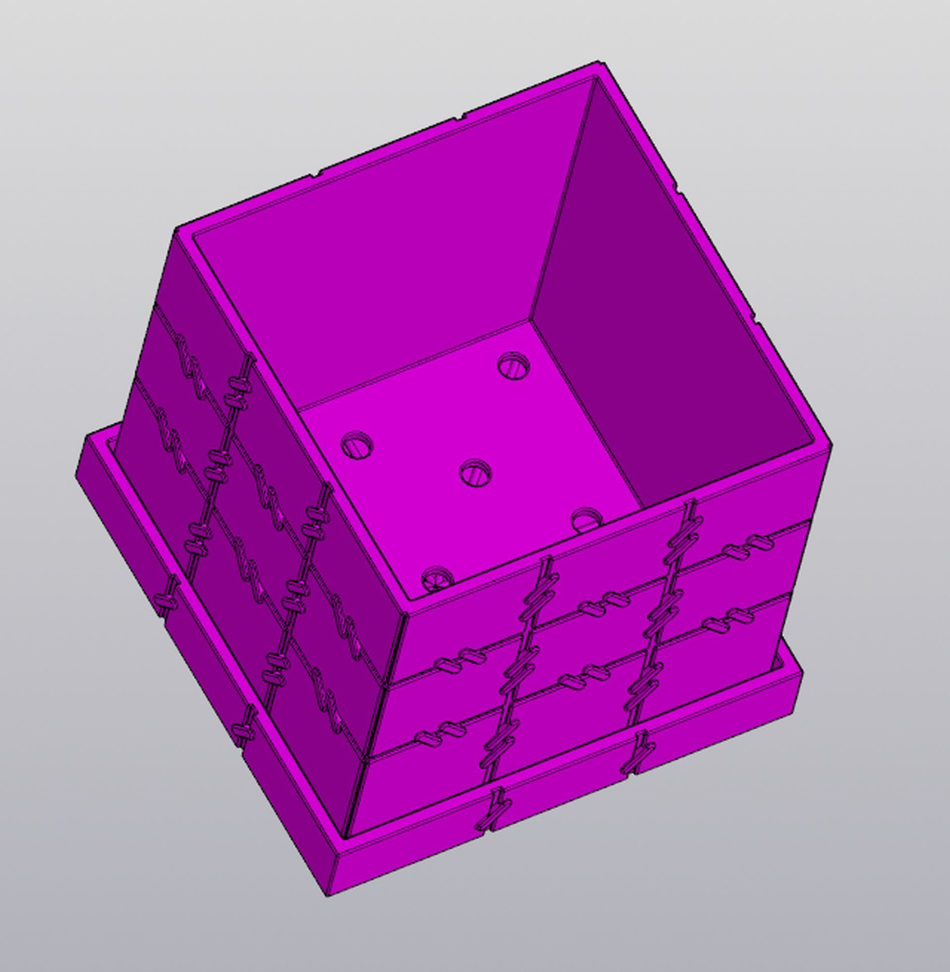 Patchwork Planter 3D model 3D printable | CGTrader