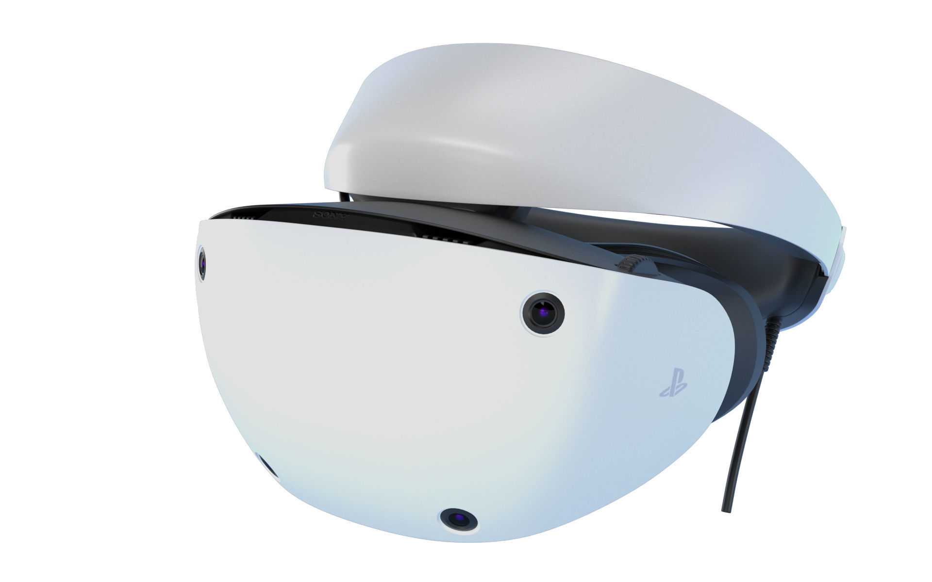 Sony Playstation VR 2 with Sense Controller 3D model | CGTrader