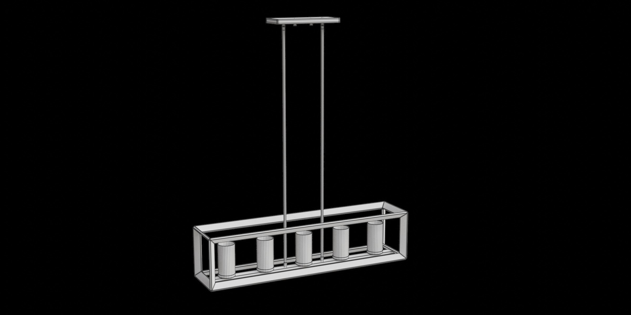 3D model Anna Linear Pendant VR / AR / low-poly | CGTrader