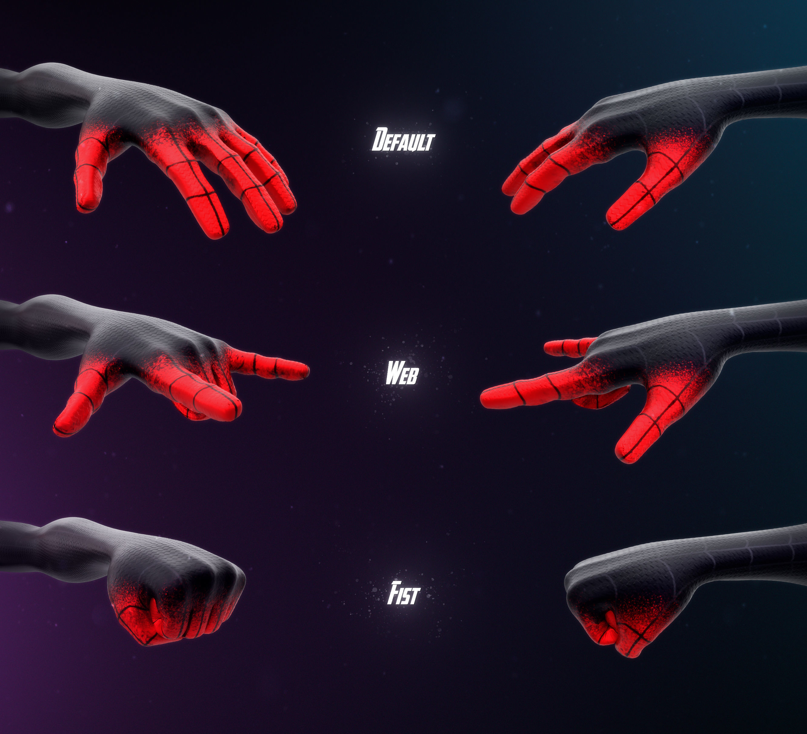 Miles Morales - Spider-Man Across the Spider-Verse Maya rig 3D model rigged | CGTrader