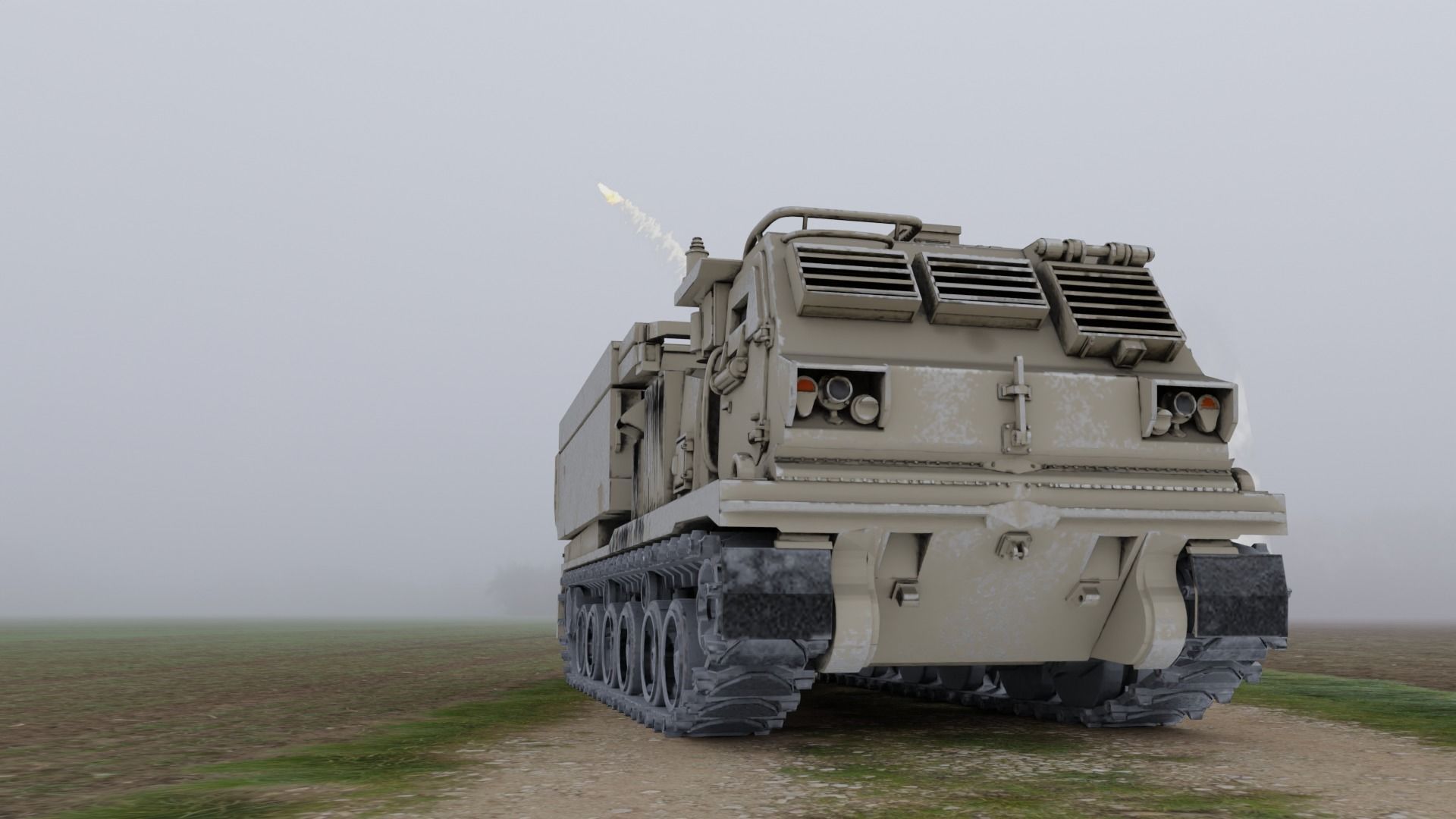 Israeli Defence Forces M270 MLRS 3D model | CGTrader